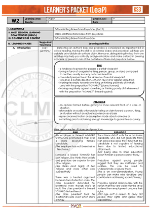 English 9 Q2 M2 L2 Literature-VUCA V2 - English Quarter 2 - Module 2 ...