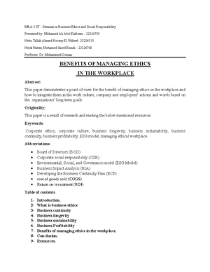 Chapter 7 - Ethics in Computer Science - Ethics Chapter 7 Study online ...