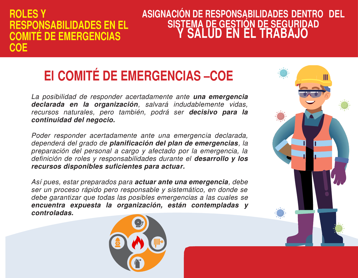 El Comité DE Emergencias –COE - UCC-2023 - ROLES Y RESPONSABILIDADES EN ...