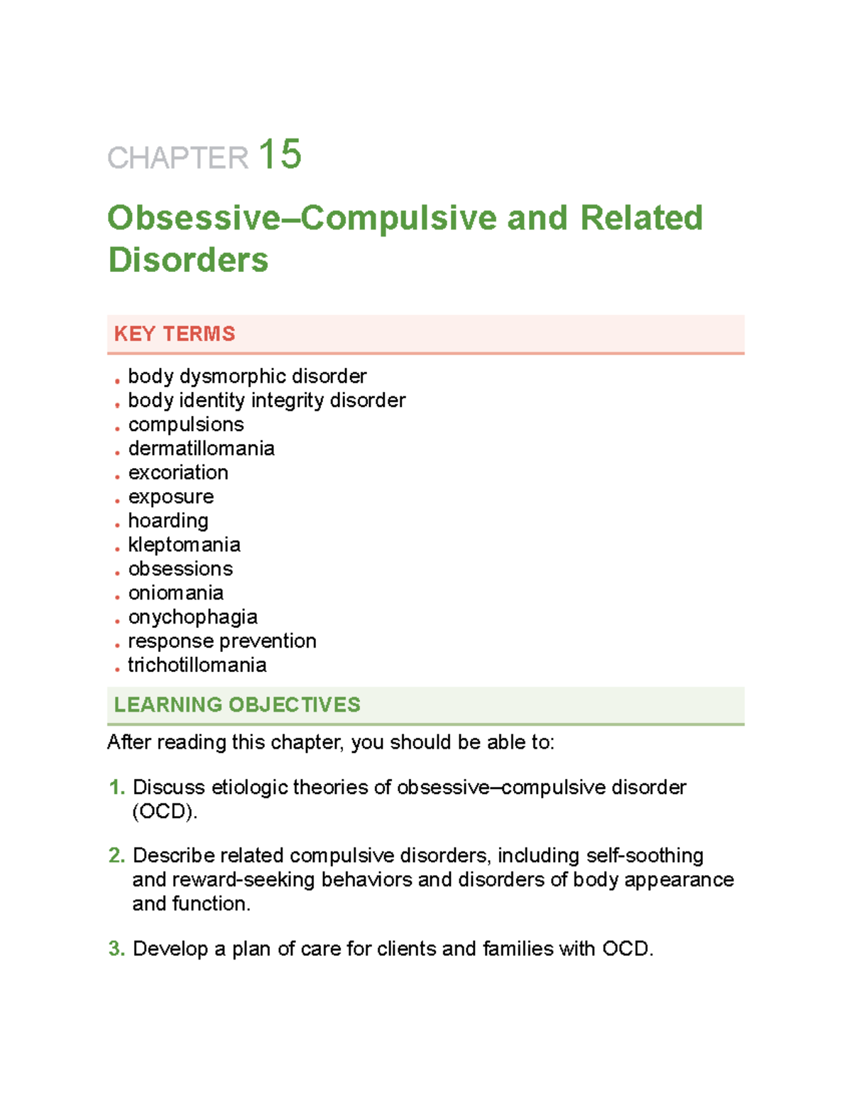 Understanding OCD and Related Disorders: Key Terms and Care (PSY 101 ...