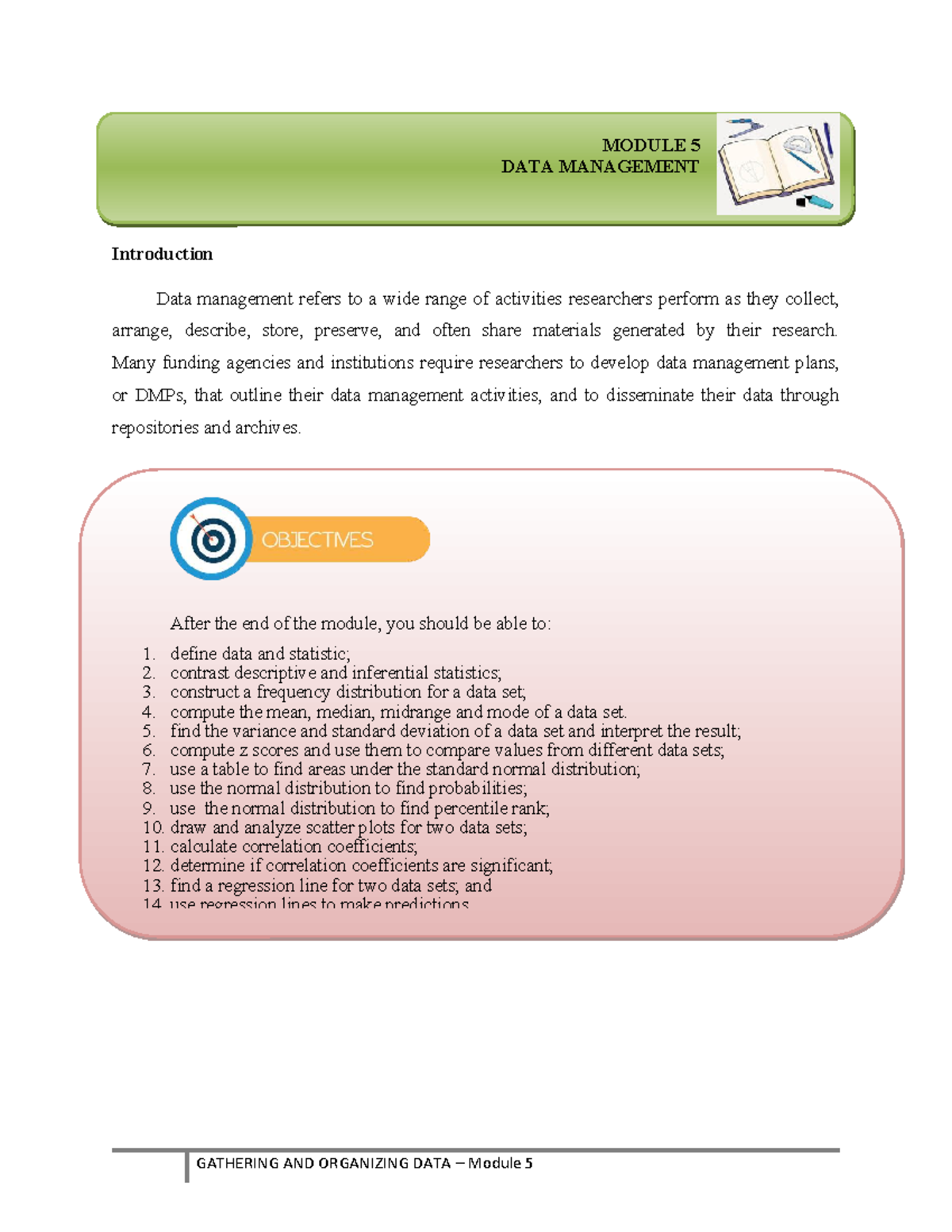 Midterm Exam Notes for Data Management (MAT101) - Studocu