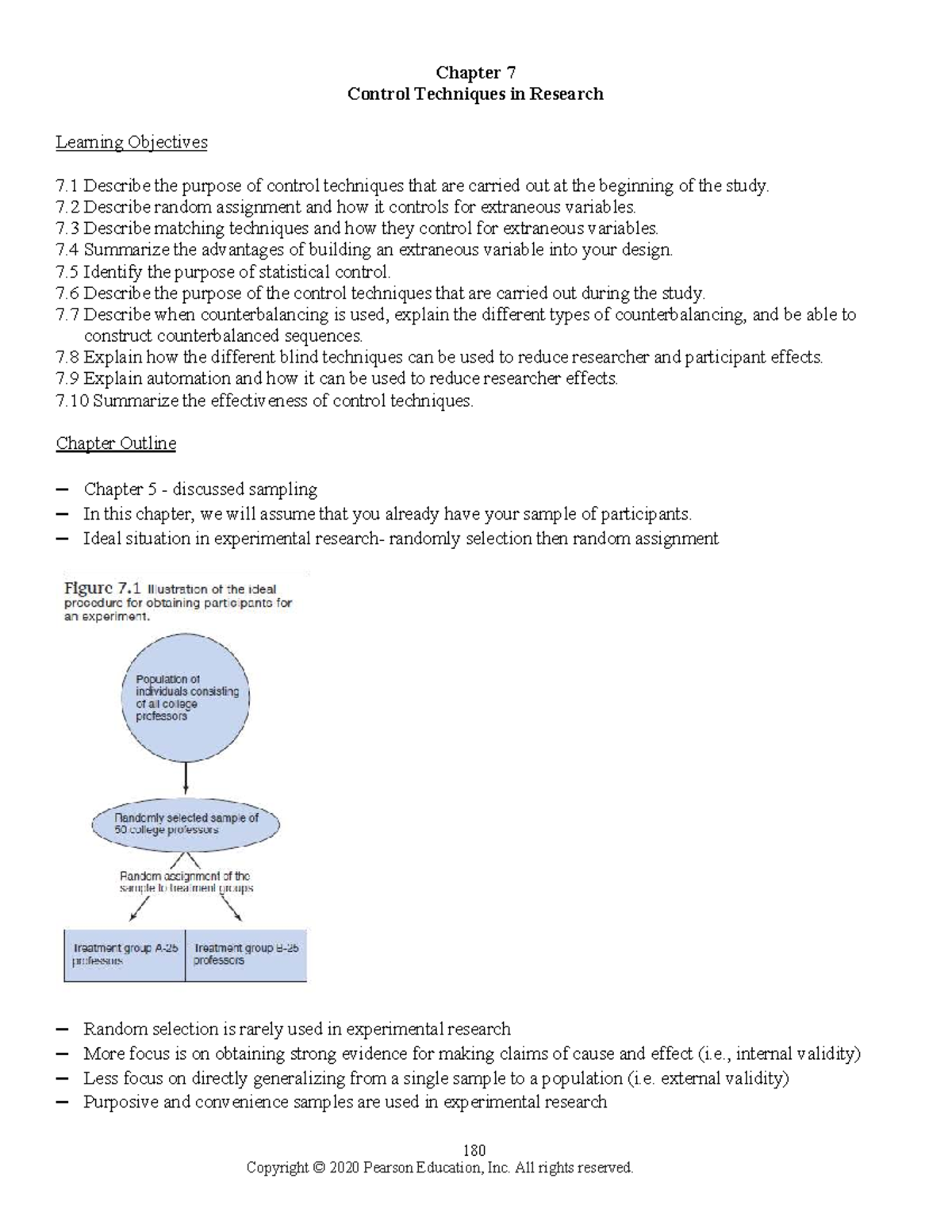 Control Techniques in Research: Managing Extraneous Variables (Chapter ...