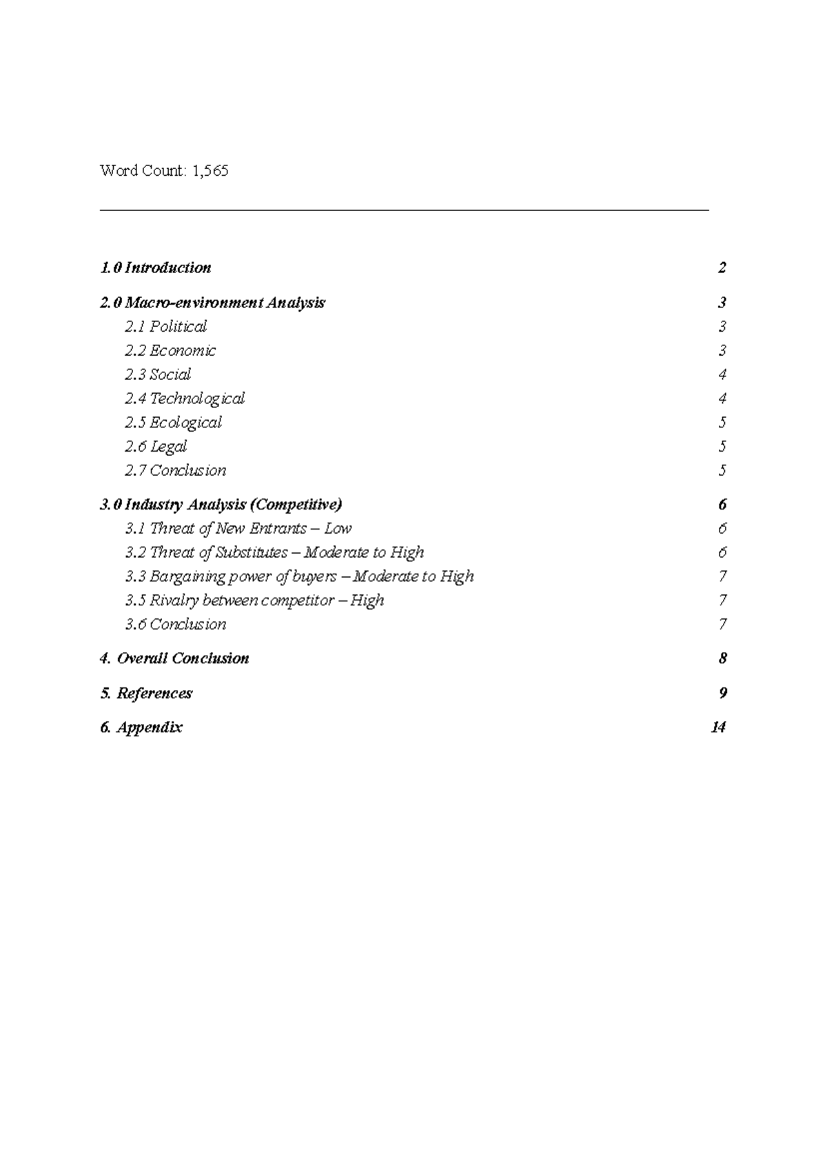 Assignment 1 ...