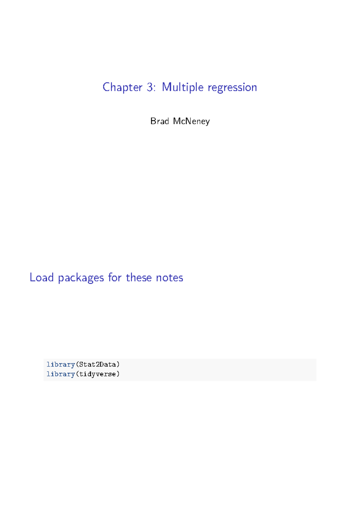 Chapter 3: Multiple Regression Concepts and Applications (Stat2Data ...