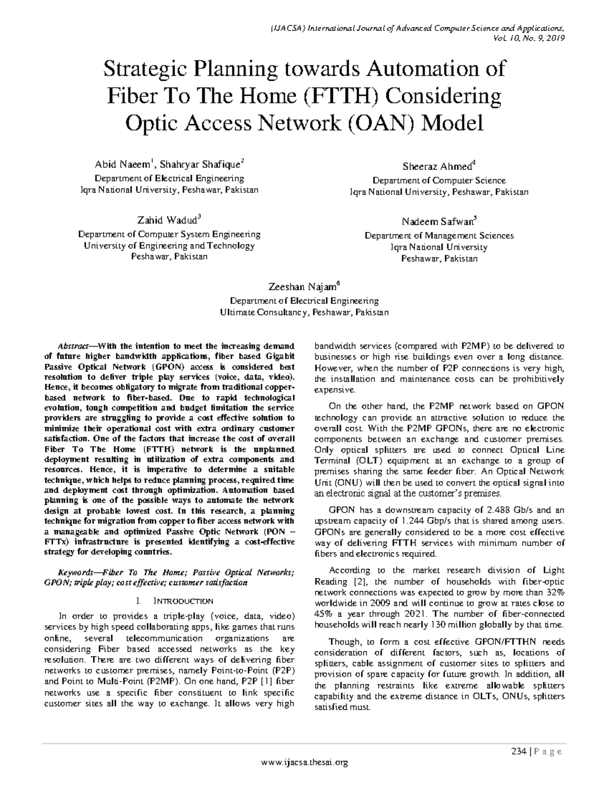 FTTH GPON: Estrategias de Planificación y Optimización de Redes - Studocu