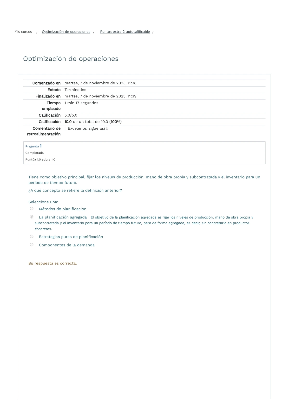 Modalidad de Exámenes - Semana 4: Revisión y Optimización de Operaciones - Studocu