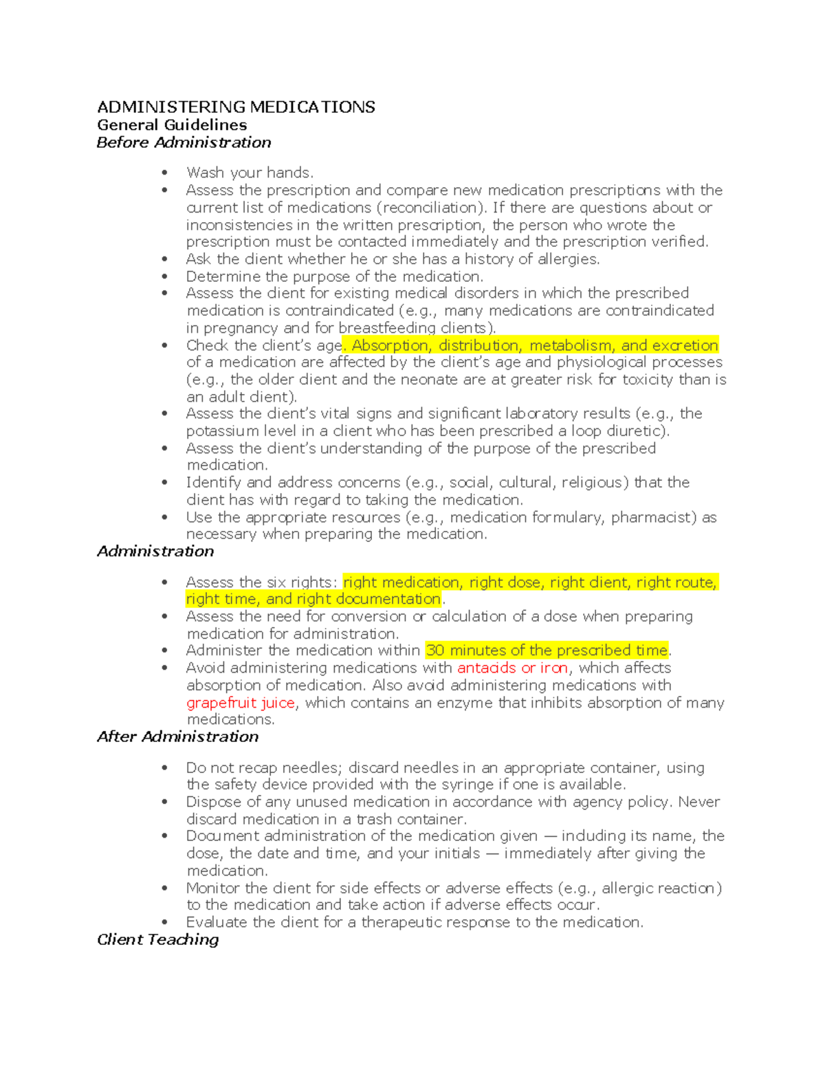 Administering Medications: Essential Guidelines and Best Practices ...