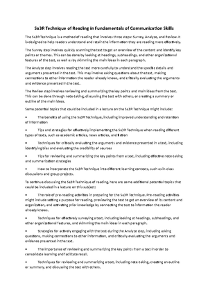 Types of Reading - In this lecture, we will discuss the different types ...