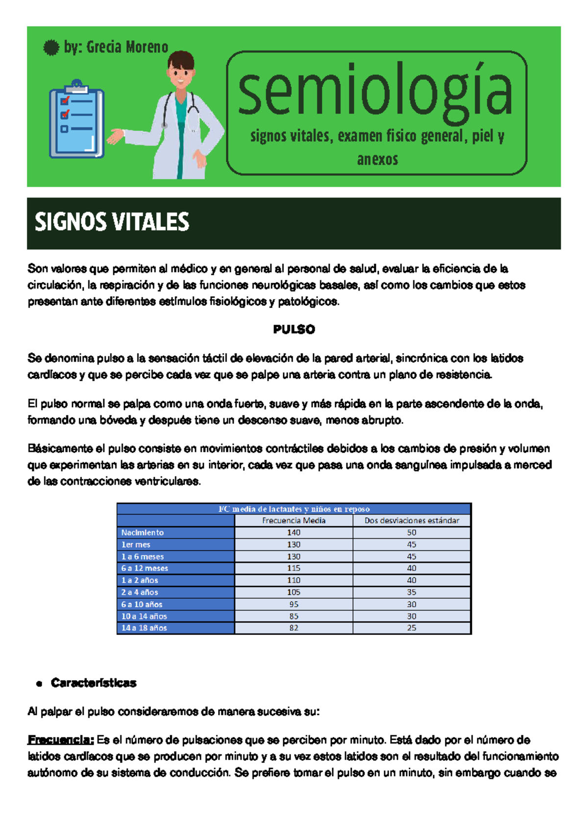 Signos Vitales y Examen Físico General (Seminario de Salud 101) - Studocu