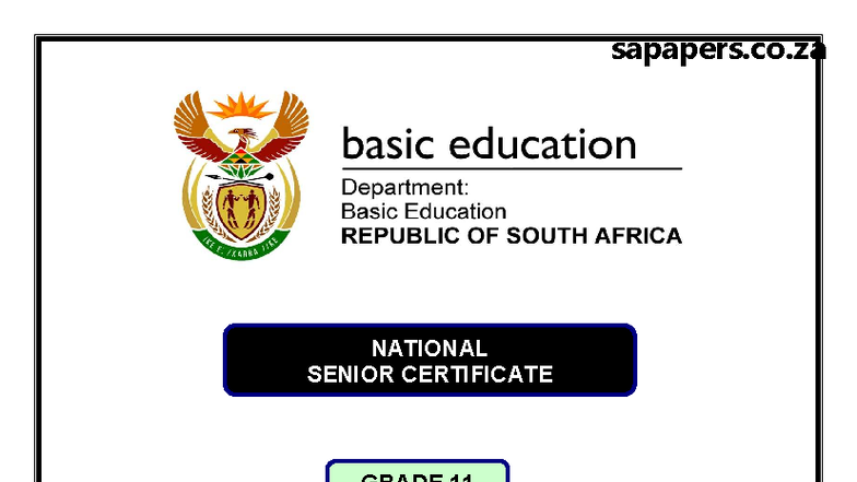 Physical Sciences P1 Grade 11 November 2017 Exam Paper - Studocu