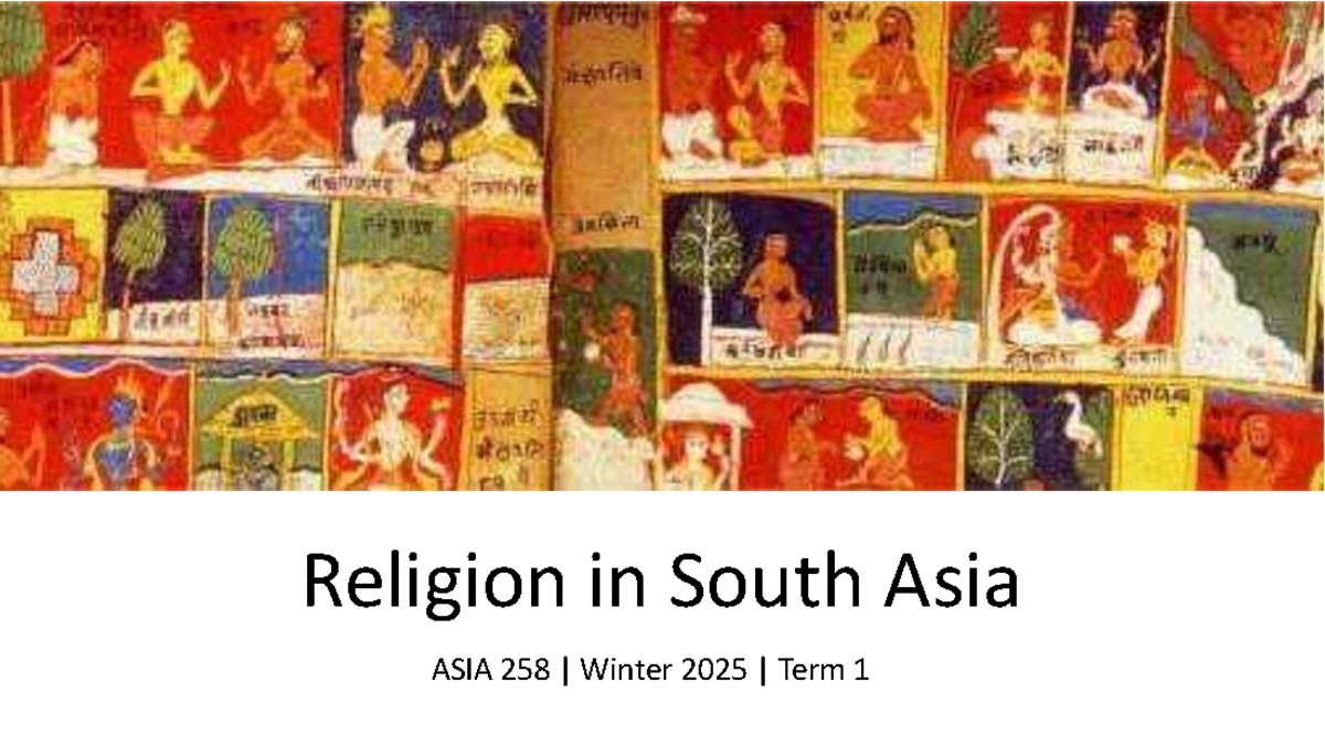 Week 6 Reading Guide: Buddhism & Classical Hinduism - ASIA 258 - Studocu