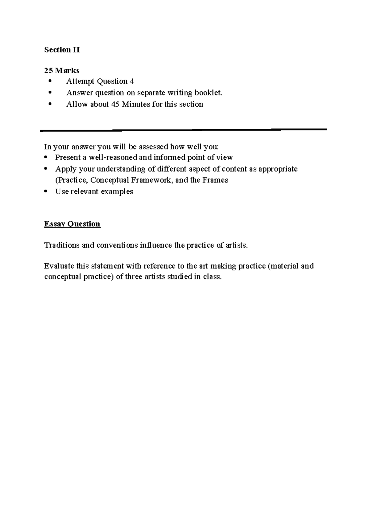 Evaluating Artistic Practices: Tradition vs. Conventions in the Arts ...