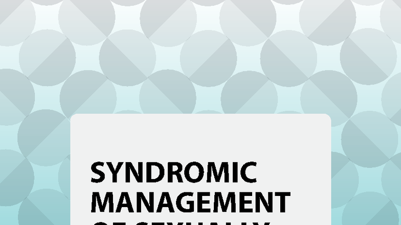 Final Manual on Syndromic Management of STIs - July 2015 - Studocu