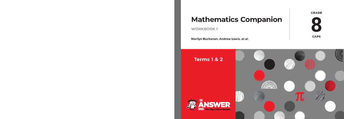 Grade 8 Maths Companion Workbook 1: Key Concepts & Exercises - Studocu