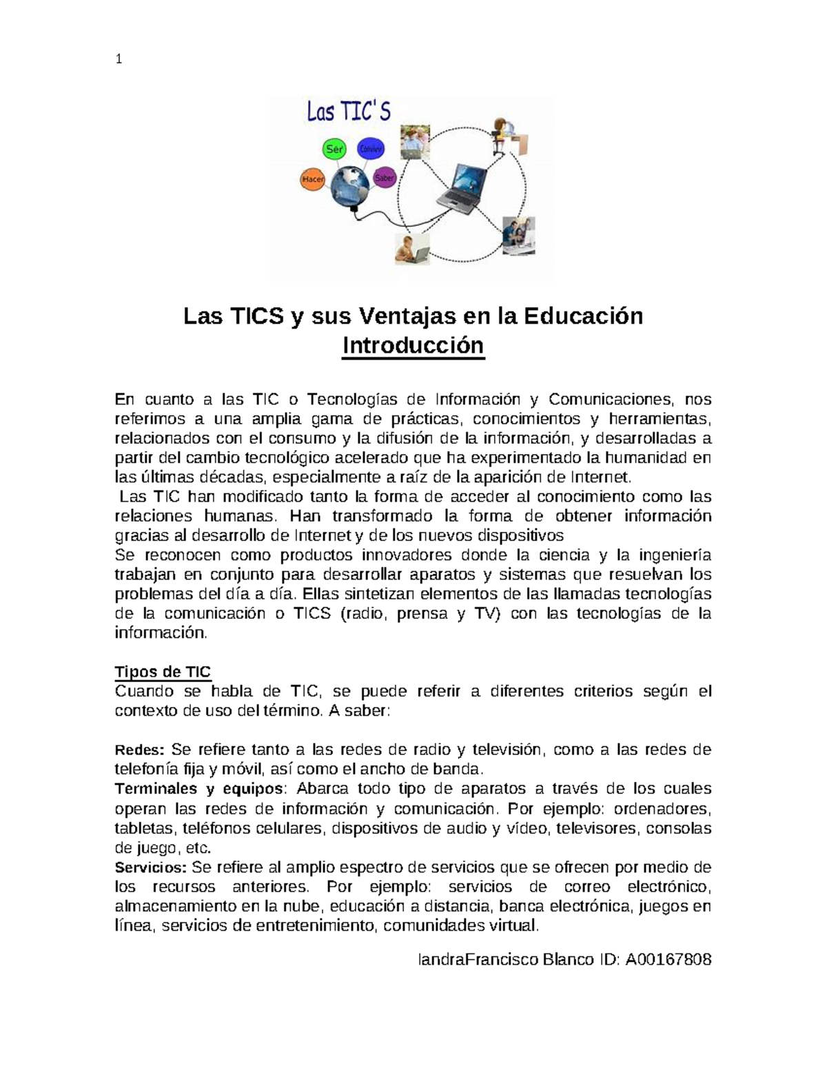 Las TICS y sus Ventajas en la Educación: Un Análisis Integral - Studocu
