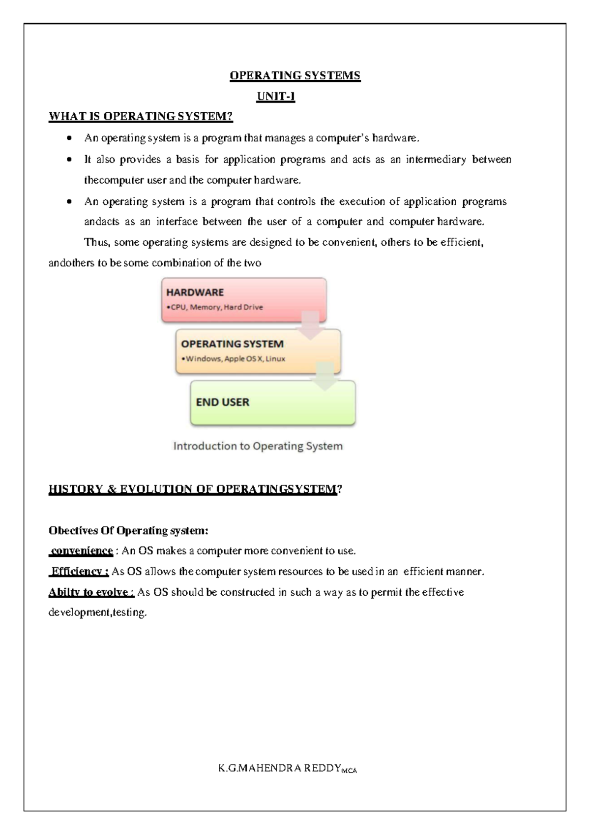 Operating-systems-1 - It's mandatory - OPERATING SYSTEMS UNIT-I WHAT IS ...