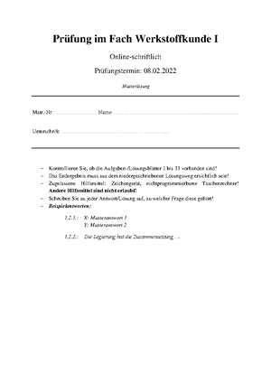 WK I - Übung 12 - ZTU-Diagramme -Ing. T. Janitzky E- Mail: T@iwm.rwth ...