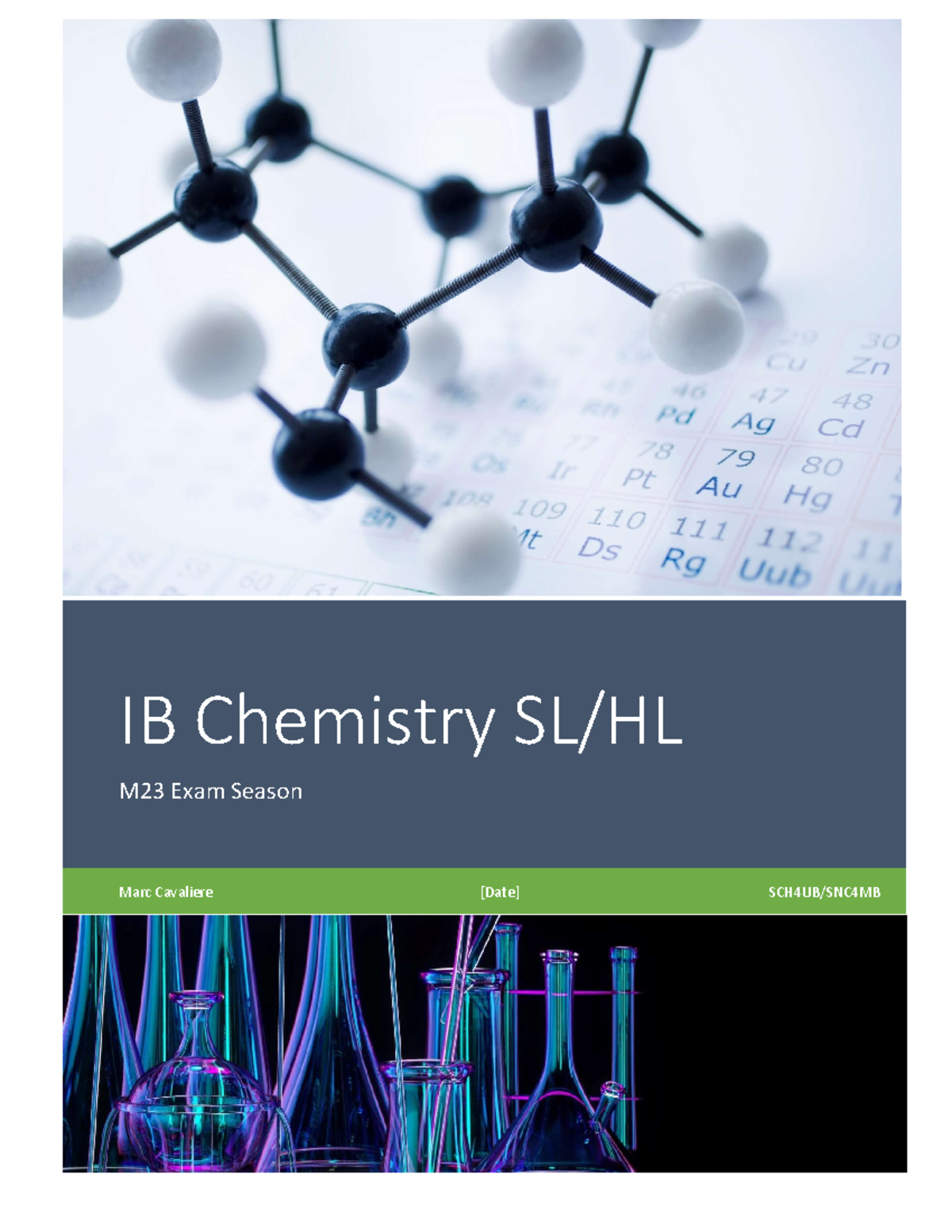 IB HL Chemistry Summary Notes for M23 Exam Season - Studocu