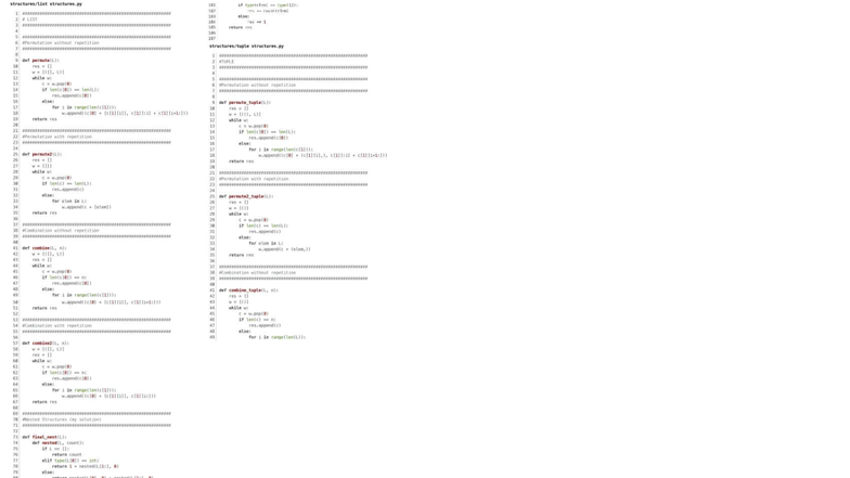 Structures.py 101: Permutations and Combinations Cheatsheet - Studocu