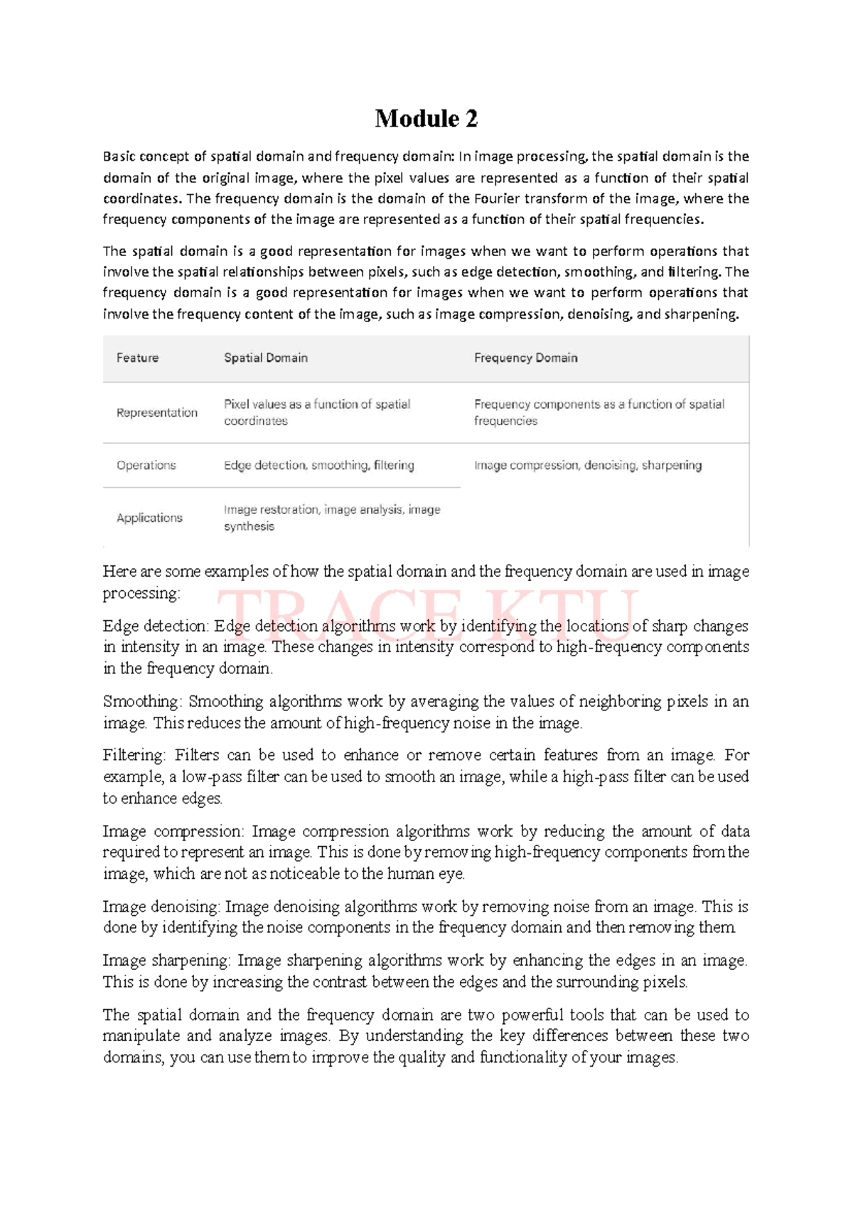 IPT Module 2: Spatial & Frequency Domain Concepts in Image Processing ...