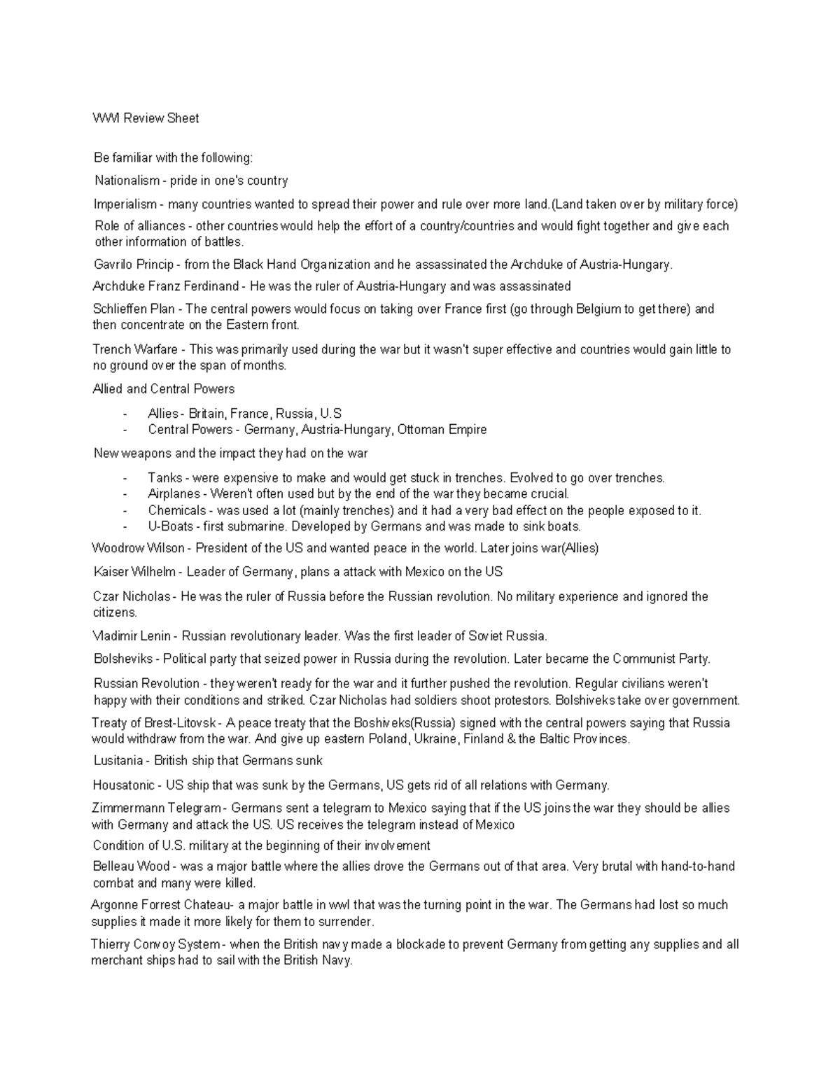 World History (HIST 202) 2nd Semester Exam Review Guide - Studocu