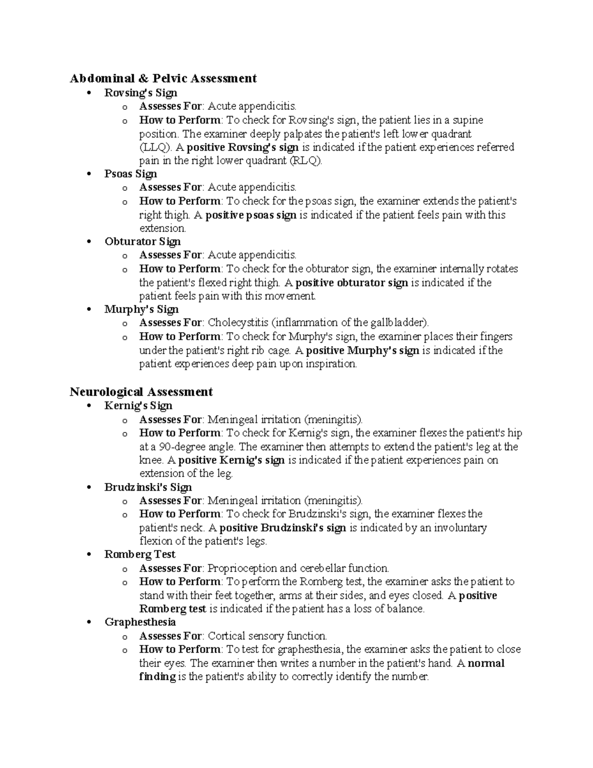 Diagnostic Maneuvers for FNP Exam: Key Assessment Signs and Techniques ...