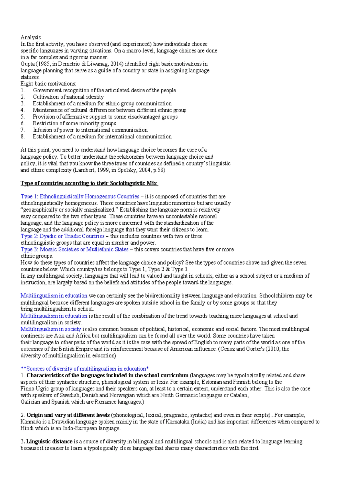 GAD Lesson Notes BSED 2 ENG - Understanding Gender Concepts - Studocu