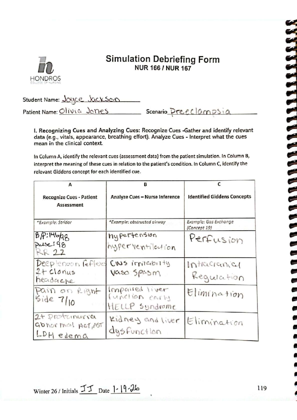 NUR 166 Simulation Debriefing: Preeclampsia Case Study Analysis - Studocu