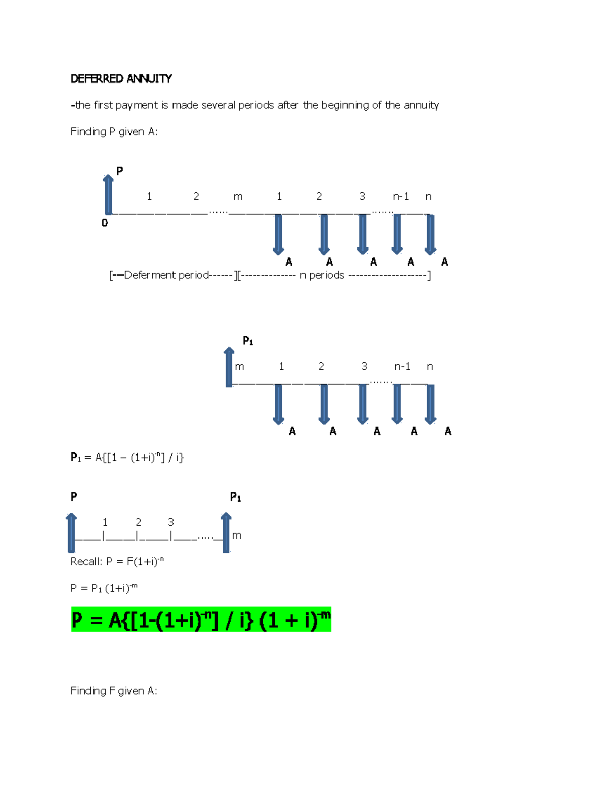 Deferred Annuity Analysis: Formulas, Examples & Calculations - Studocu