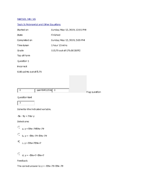 Graded Exam 1 MAT101 Straighterline - Deprecated API usage: The SVG back-end is no longer ...