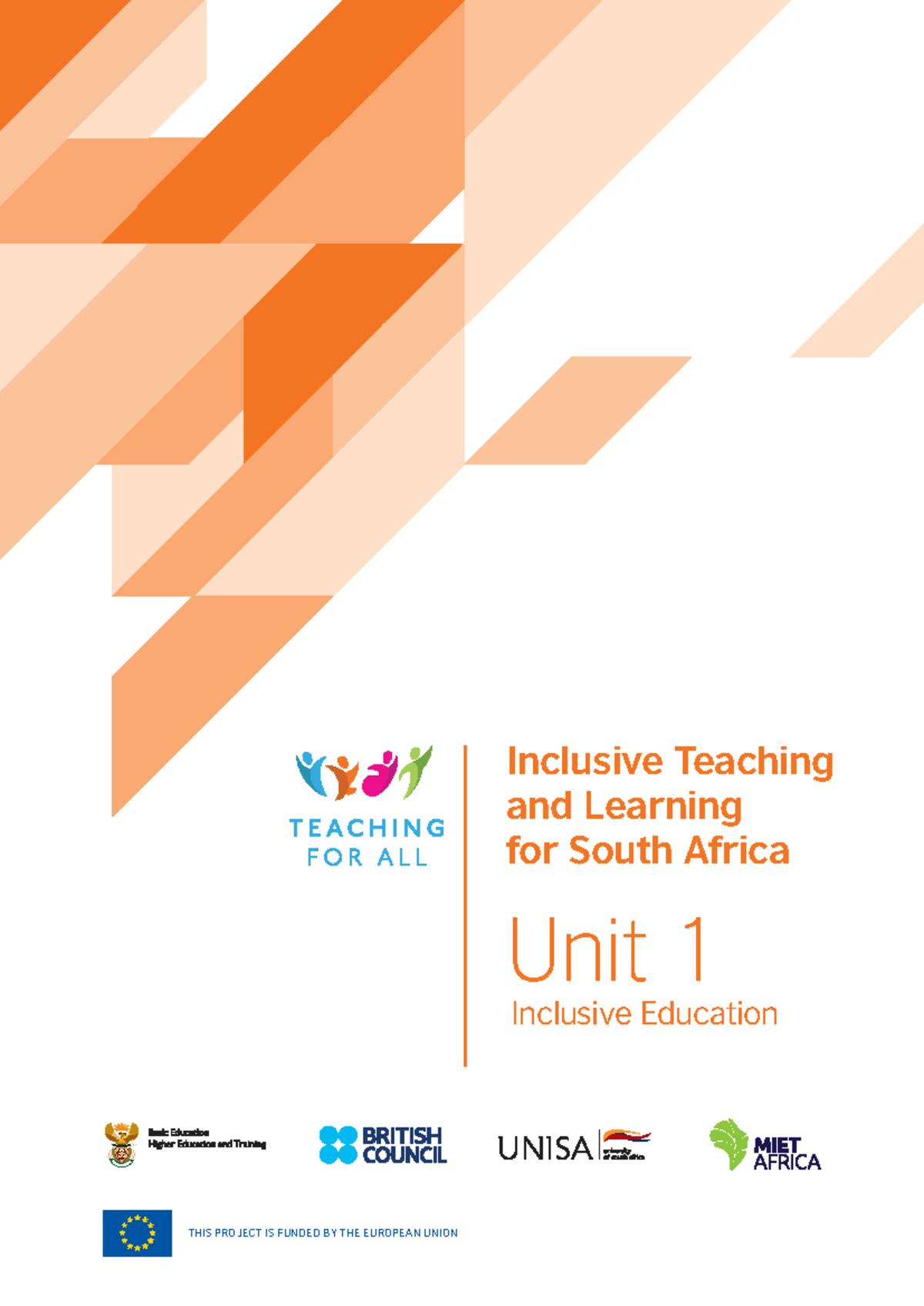 Inclusive Education in South Africa: Unit 1 Overview and Insights - Studocu