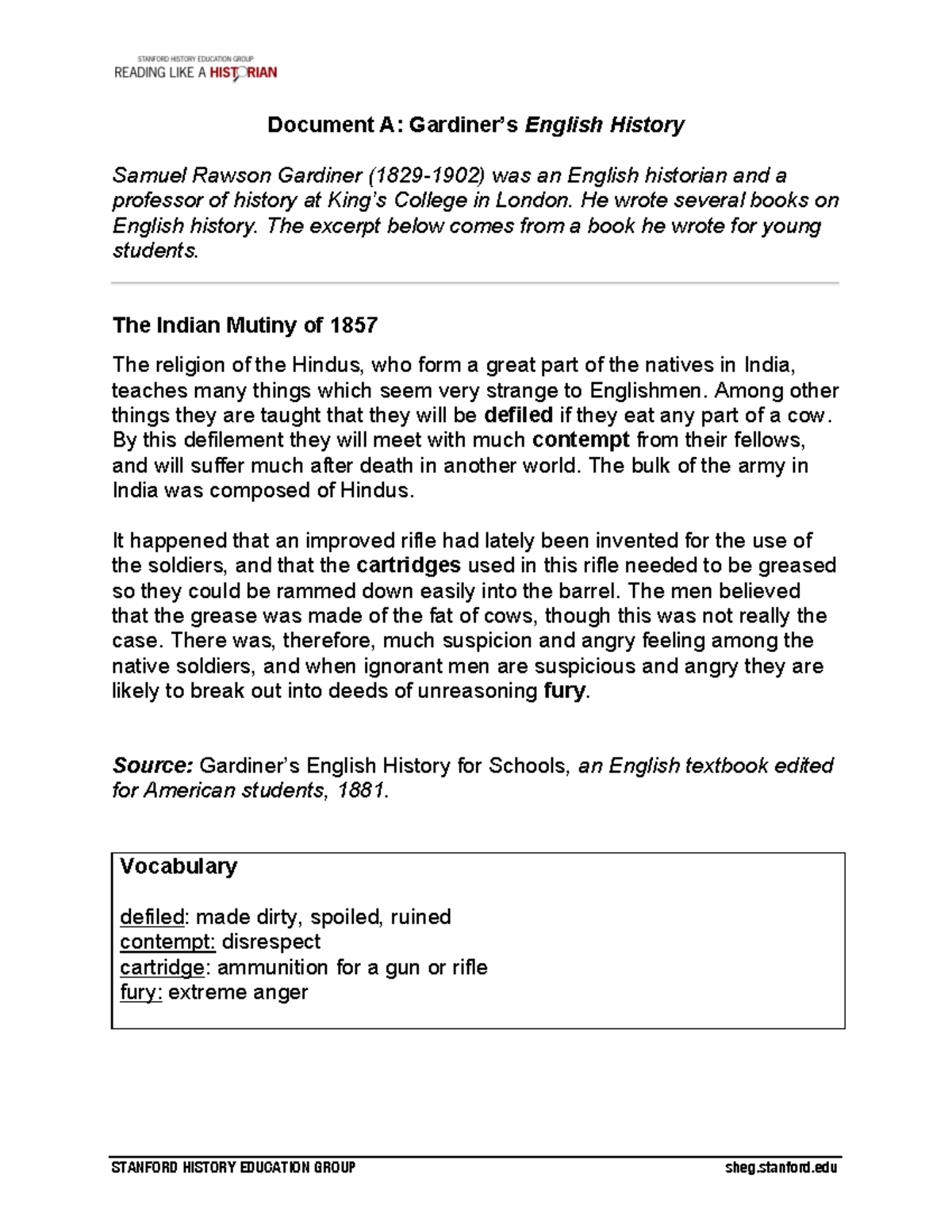 Sepoy Rebellion Study Materials: Insights and Analysis - Studocu