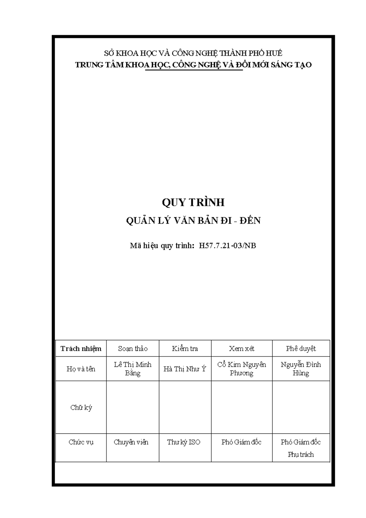 Quy Trình Quản Lý Văn Bản Đi Đến - Kỹ Thuật Soạn Thảo (03) - Studocu