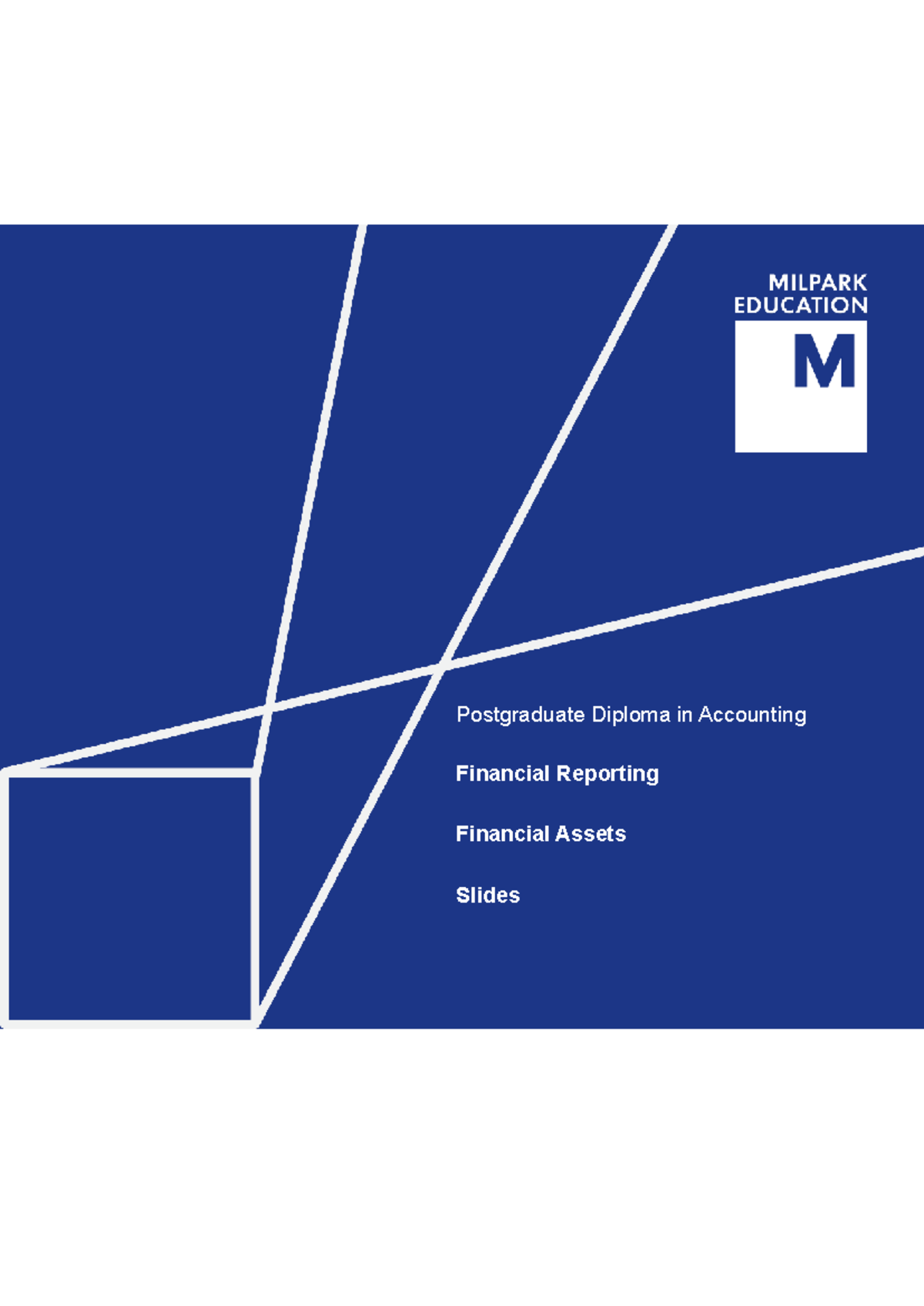 Financial Assets Classification & Impairment: IFRS 9 Overview - Studocu