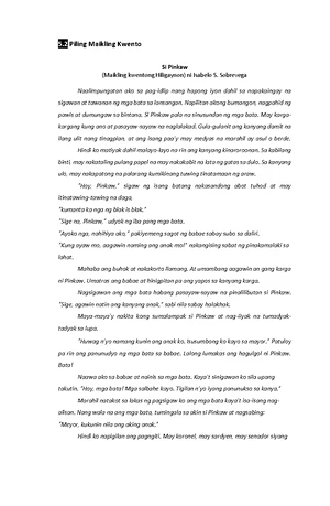 Fil Ed 223 Piling Tula - REPUBLIKANG BASAHAN (1945) Teodoro Agoncillo ...