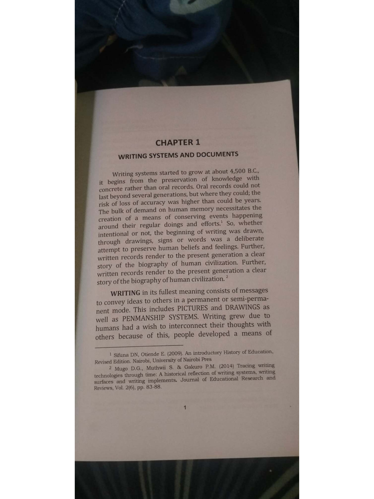 QDE CHAPTER 1: WRITING SYSTEMS AND DOCUMENTS Overview - Studocu