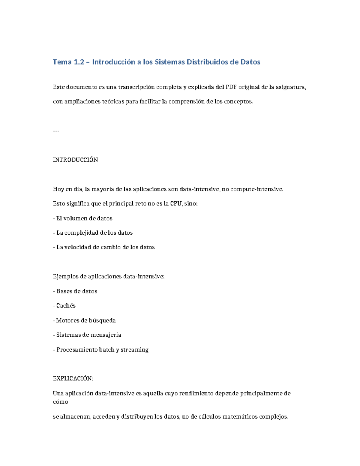 Tema 1.2: Introducción a los Sistemas Distribuidos de Datos (SSDD ...