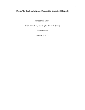 Unit 10 INDG - Summary Indigenous Peoples in Canada - Study online at ...