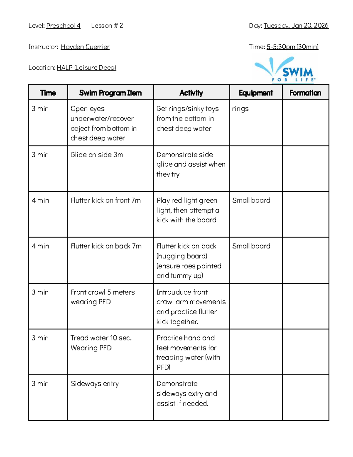 (EG Tue) Preschool 4 - Lesson 2 - Google Docs - Level: Preschool 4 ...