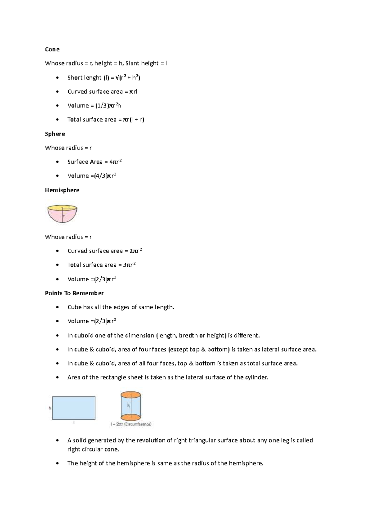 Maths Concepts and Formulas for 10th Graders: Geometry and Polynomials ...