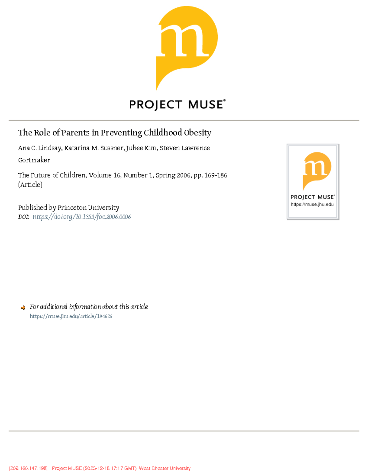 The Role of Parents in Preventing Childhood Obesity: Insights and ...