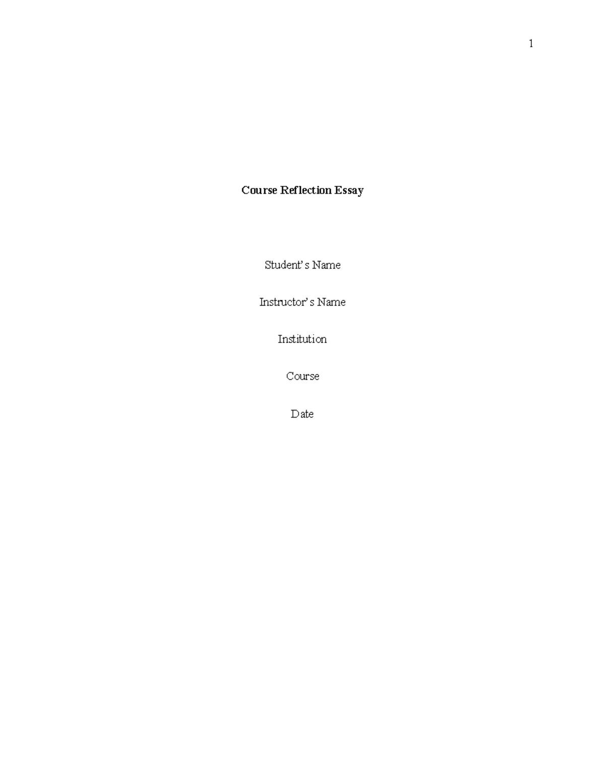 ENG Course Reflection Essay: Understanding Rhetorical Situations - Studocu