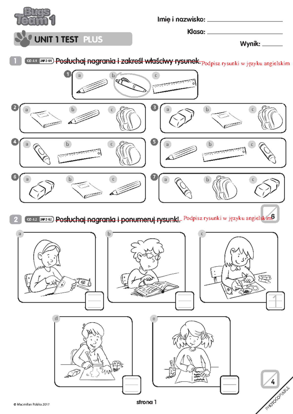 Unit 1 Test Plus Bugs - Team 1 Assessment Guide - Studocu