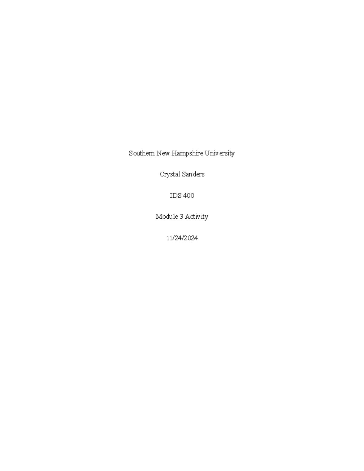 IDS 400 Module 3 Activity: Promoting Independence for Adults with IDD ...