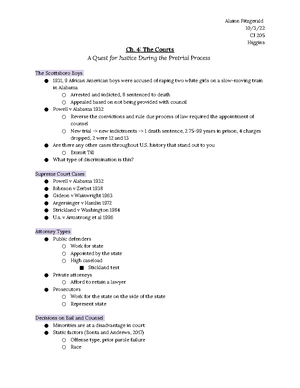 Ch. 1 Introduction - Color of Justice Notes - Alainn Fitzgerald 8/24 ...