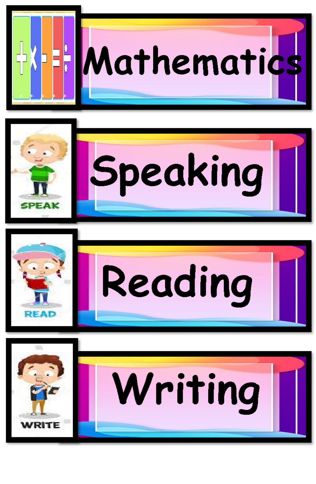 Working Station Signages - Bachelor of Elementary Education ...