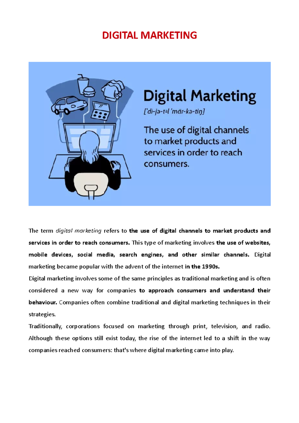Unit 5 - Overview of Digital Marketing Strategies - Studocu
