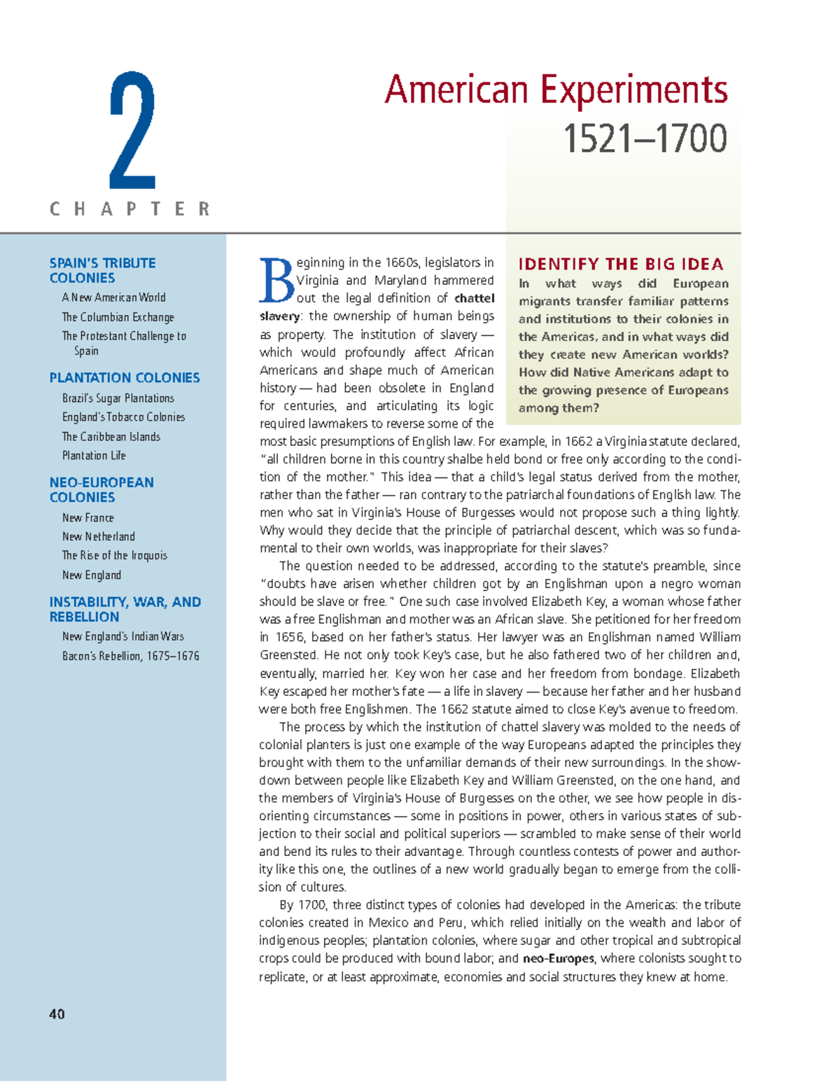 American Experiments: Chapter 2 - Metacom's War (King Philip's War ...