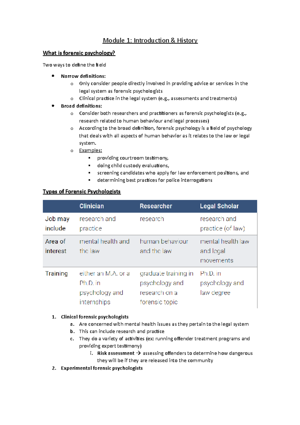 Module 1 - Introduction and History - Module 1: Introduction & History ...