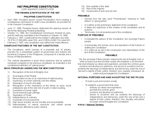 1987 Constitution - with sections and articles - 1987 CONSTITUTION THE ...